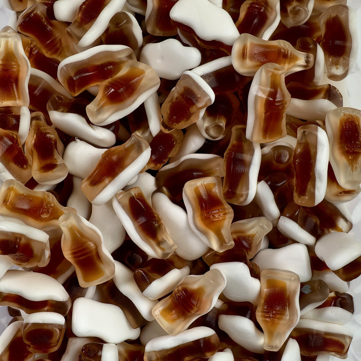 Haribo Happy Cola Liquid Center — Filled Cola Gum & Foam ...